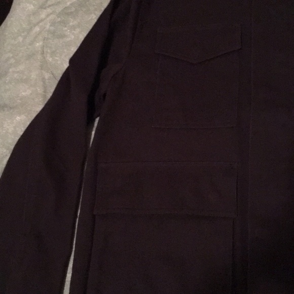 H&M | Jackets & Coats | Heavy Black Jacket | Poshmark